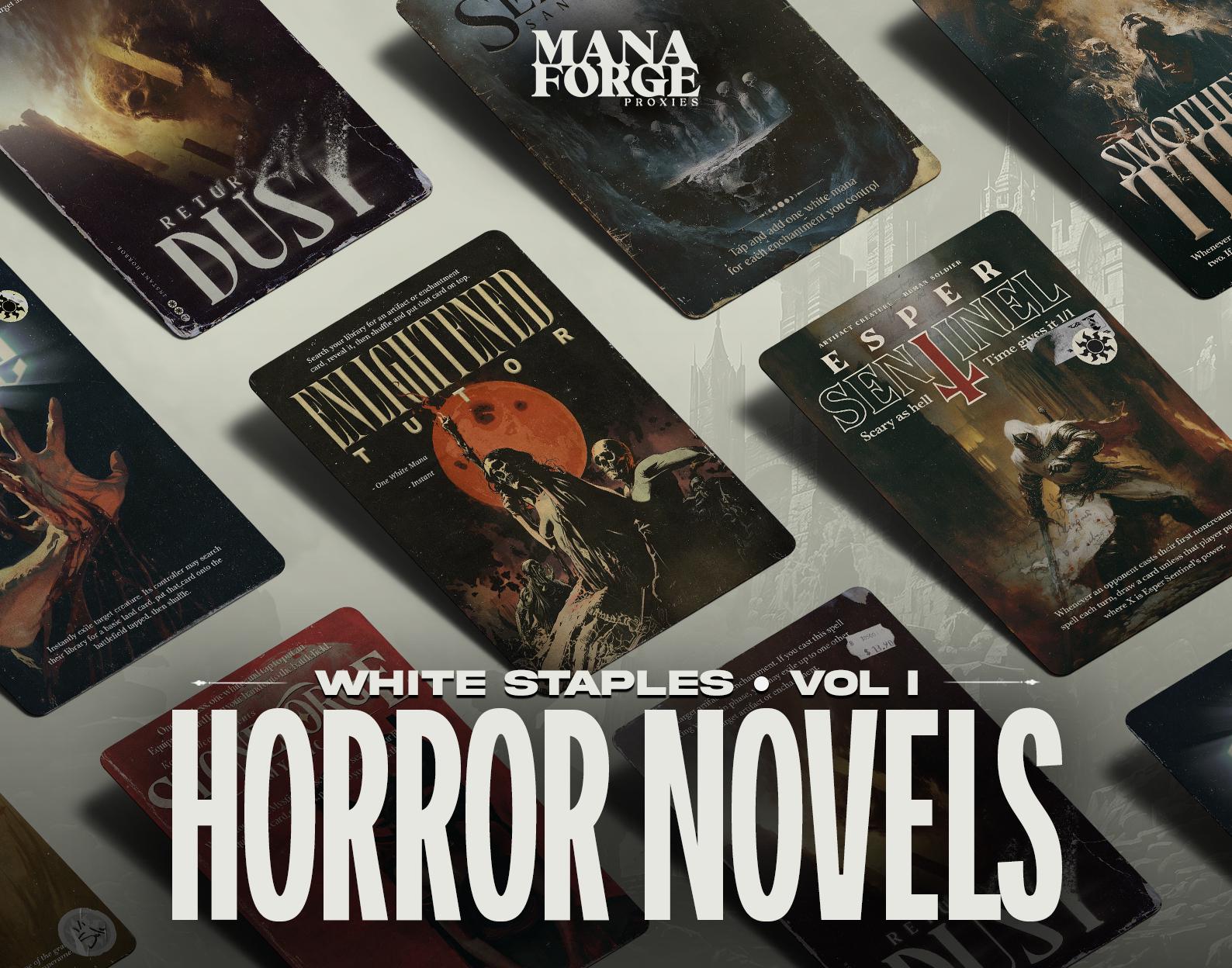Vintage Horror Novels White Staples - Vol I | Full Art Proxy ...